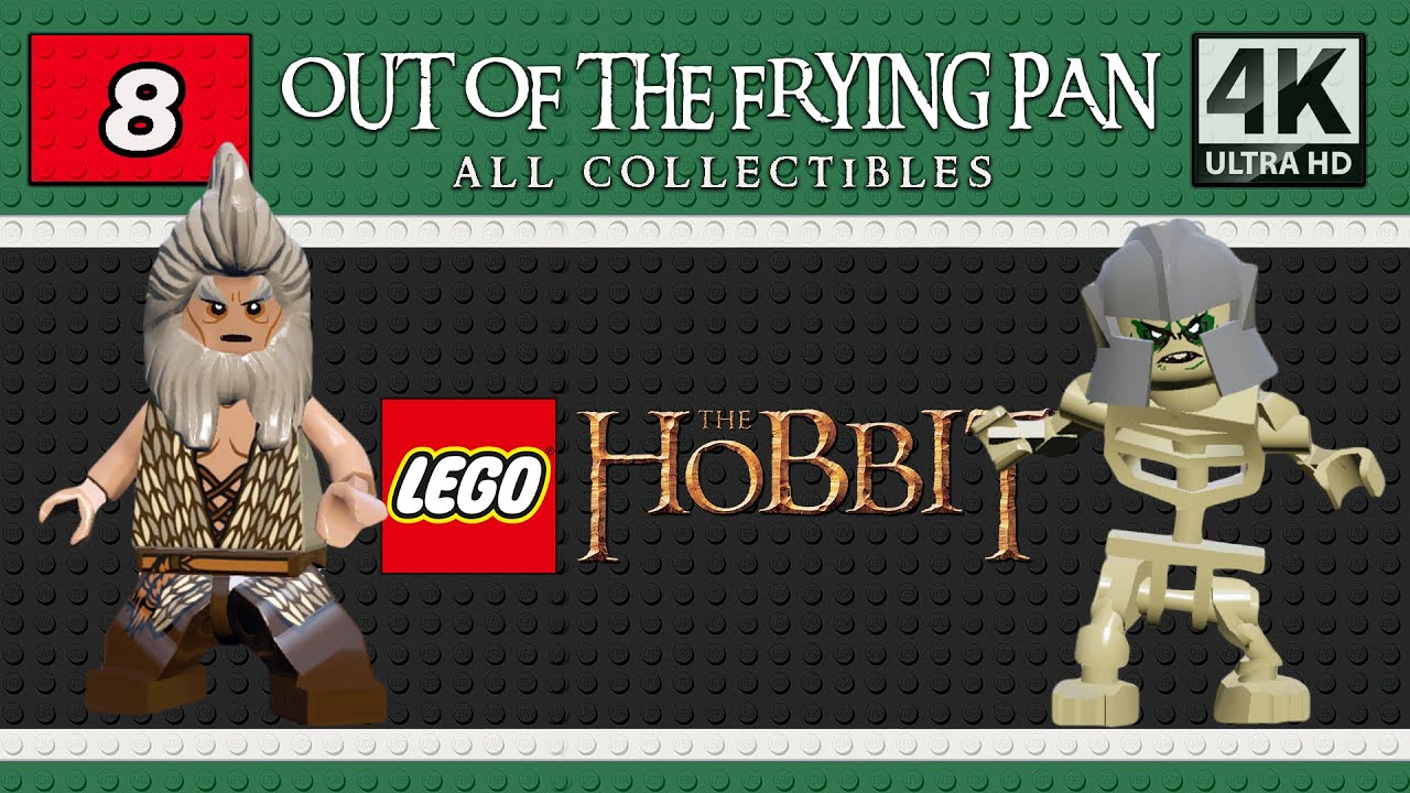 Lego The Hobbit Walkthrough | PC 4K 60FPS | Out of the Frying Pan | All ...