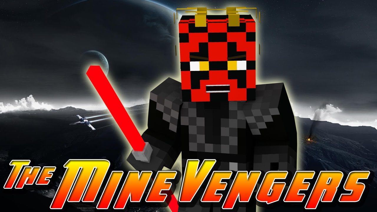 Minecraft MineVengers - DEFEATING DARTH VADER AND DARTH MAUL - YouTube