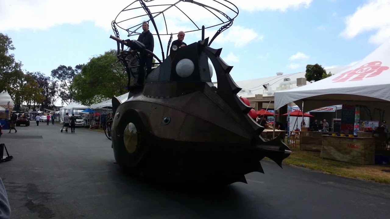 Nautilus by Five Ton Crane at the 2015 Makers Faire in San Mateo - YouTube