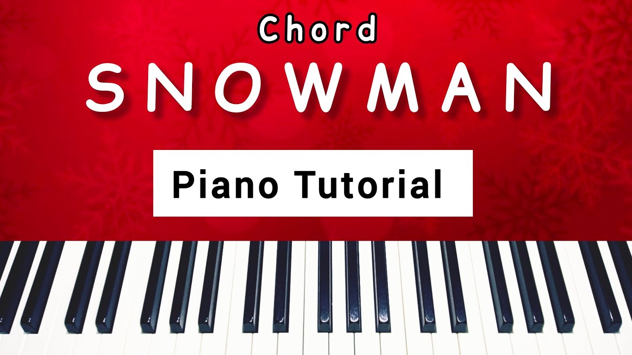 Snowman - Sia | Piano Tutorial CHORD Version + Sheet Music - YouTube