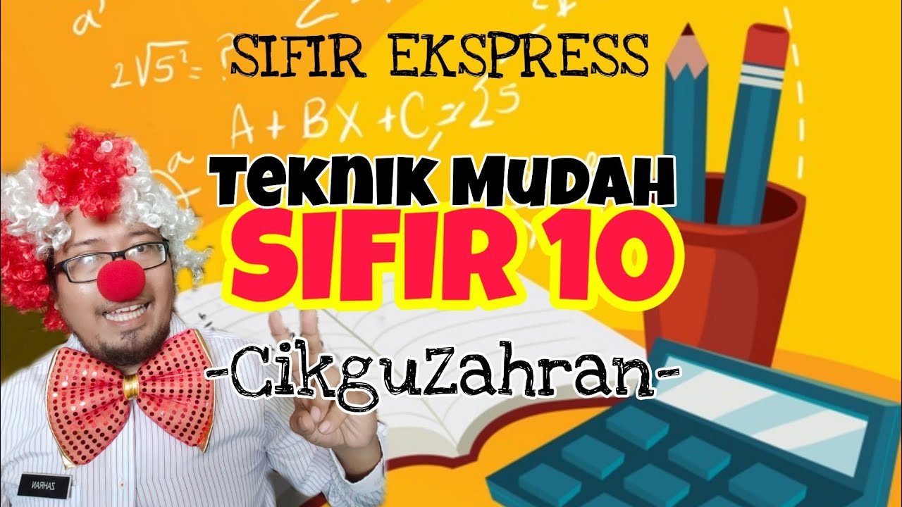 Teknik Mudah Sifir 10 - YouTube