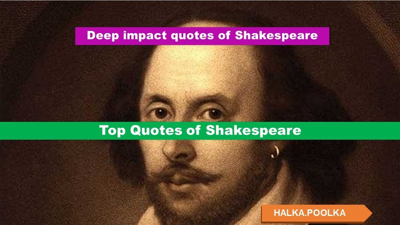 Deep Impact Quotes of Shakespeare - YouTube