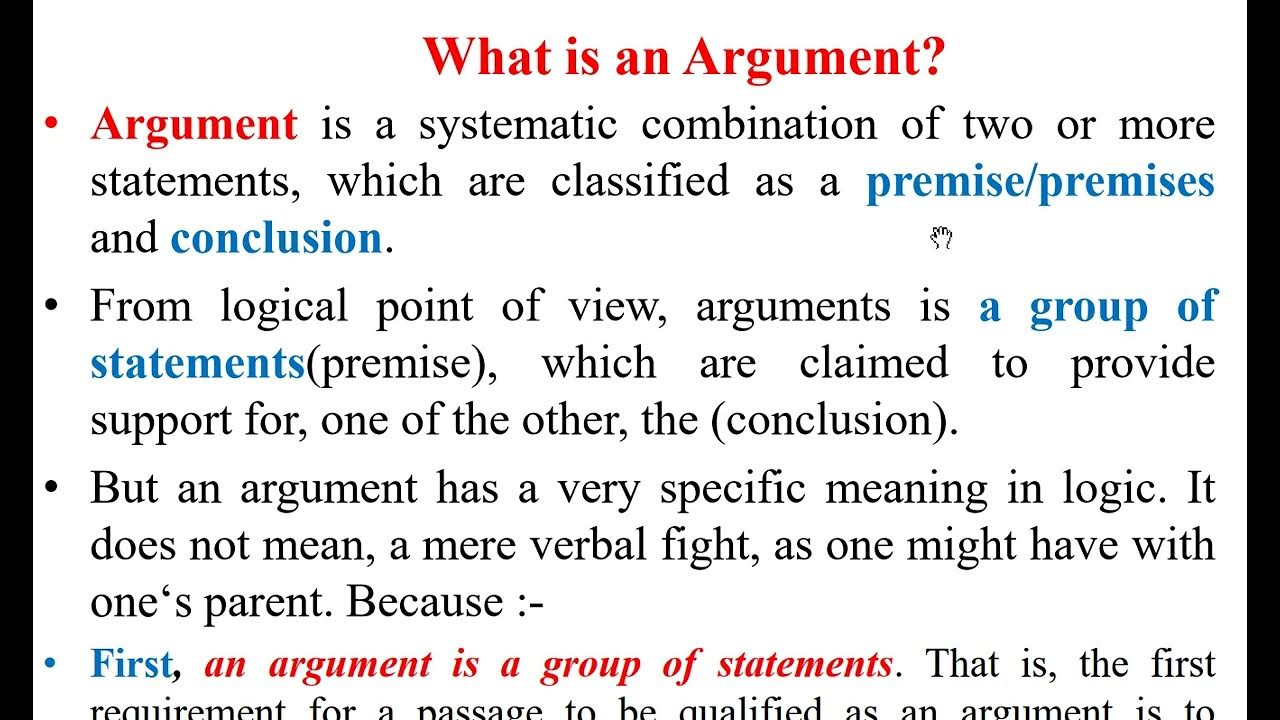 LOGIC AND CRITICAL THINKING | Chapter 2 PART 1 for freshman students # ...