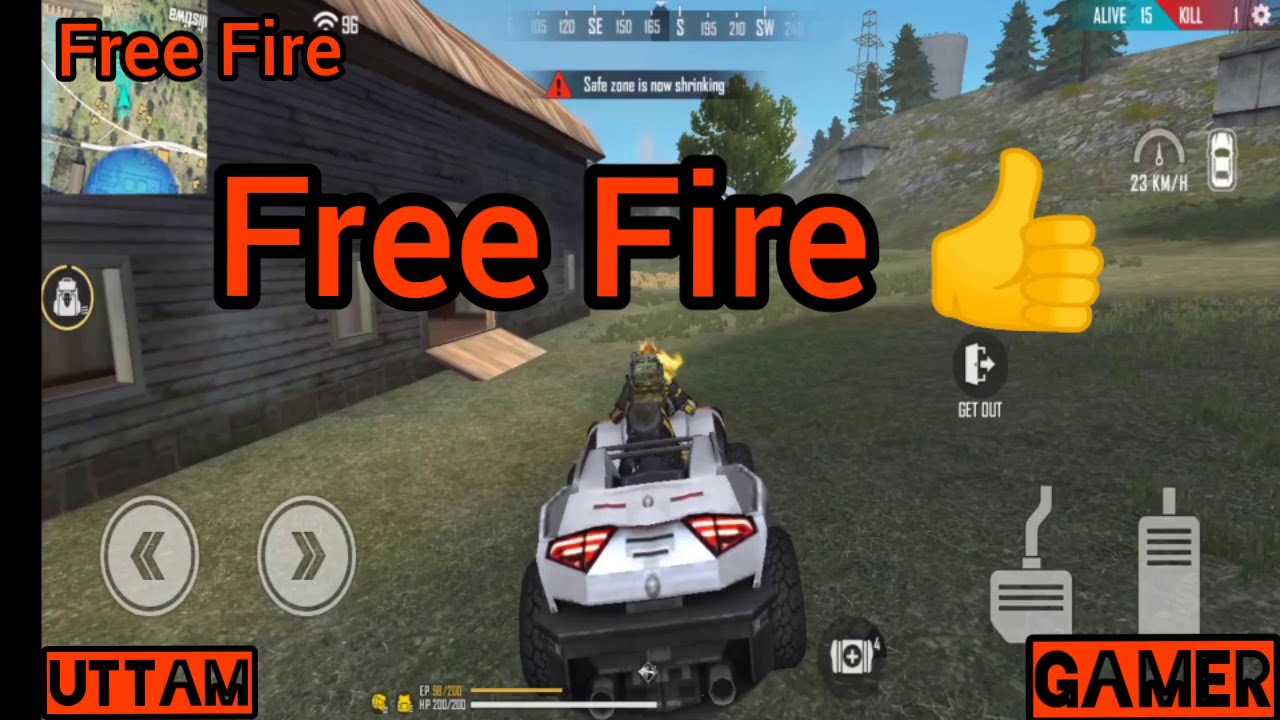 Free fire 🔥 car driving 🚘try - YouTube
