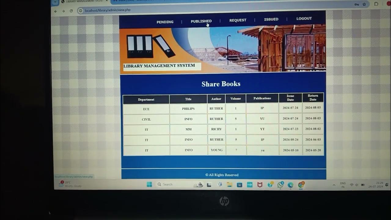Library Management System - YouTube