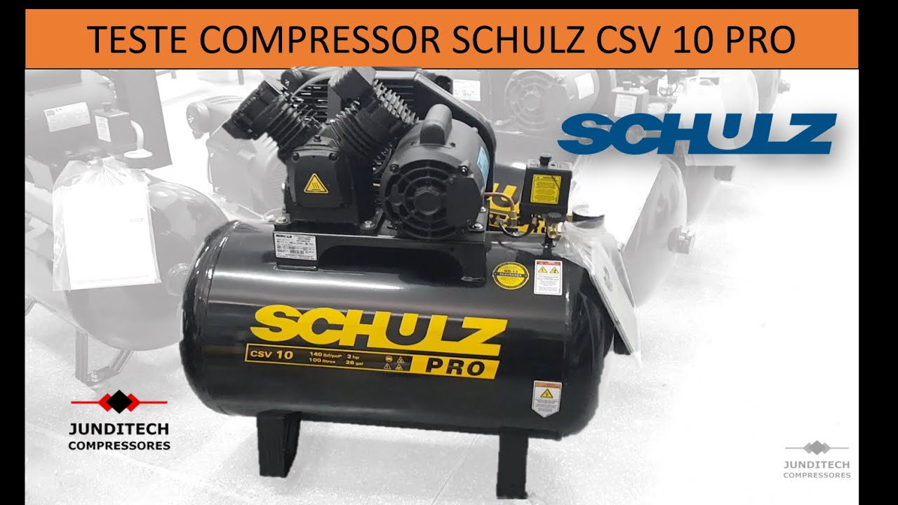 EM DETALHES COMPRESSOR SCHULZ CSV 10/100 PRO I 2020 TESTE E DICAS - YouTube