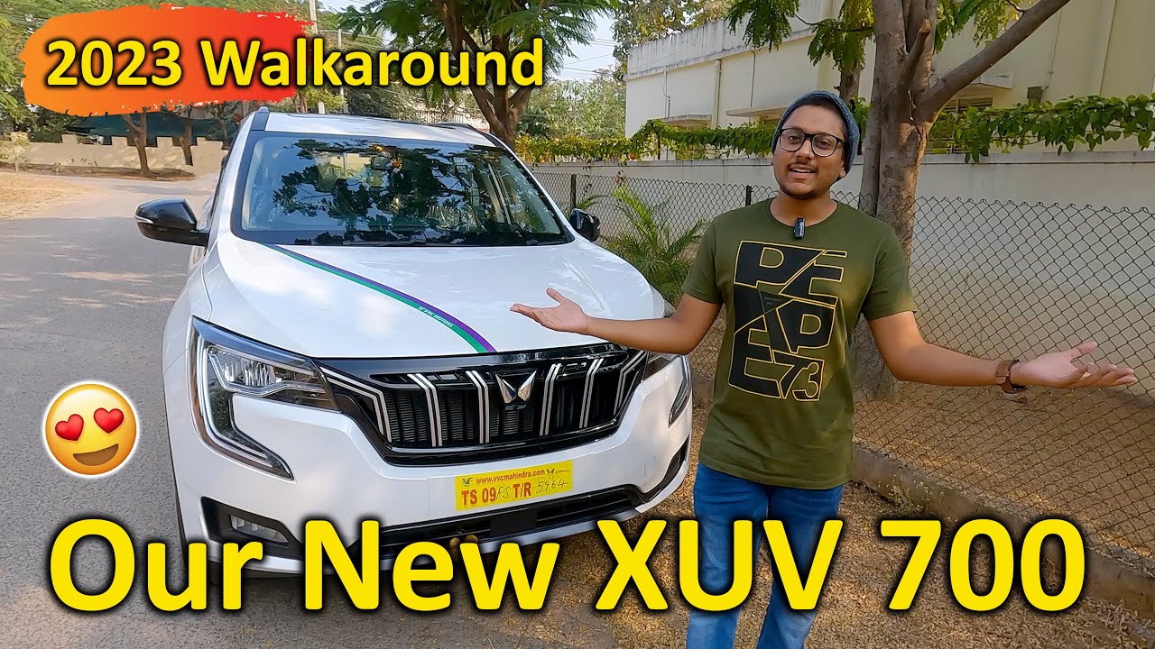 My First SUV in 2023... Mahindra XUV 700 Everest White Full Tour 🤩🔥 ...