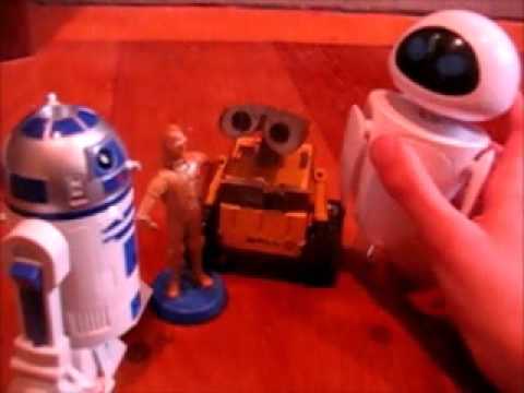 Wall-e and R2D2 Part 1 - YouTube