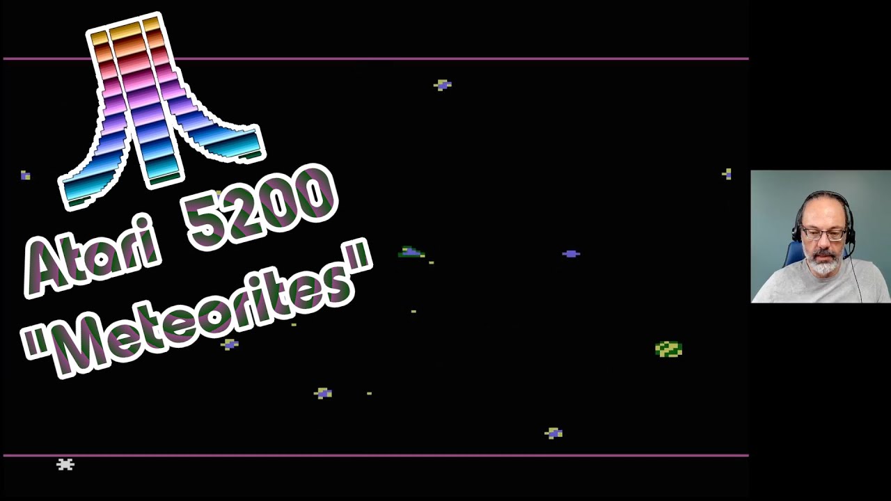 Atari 5200 Game Play, Meteorites - YouTube