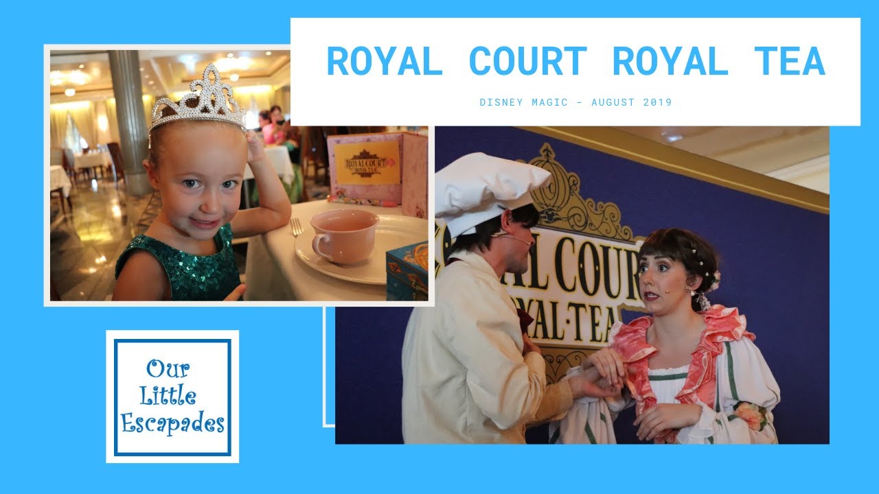 Royal Court Royal Tea on the Disney Magic - Disney Cruise Line Princess ...