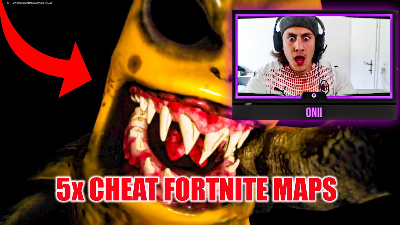 ‼️😨5x FORTNITE MAPS die CHEAT und GEHEIM sind! - YouTube