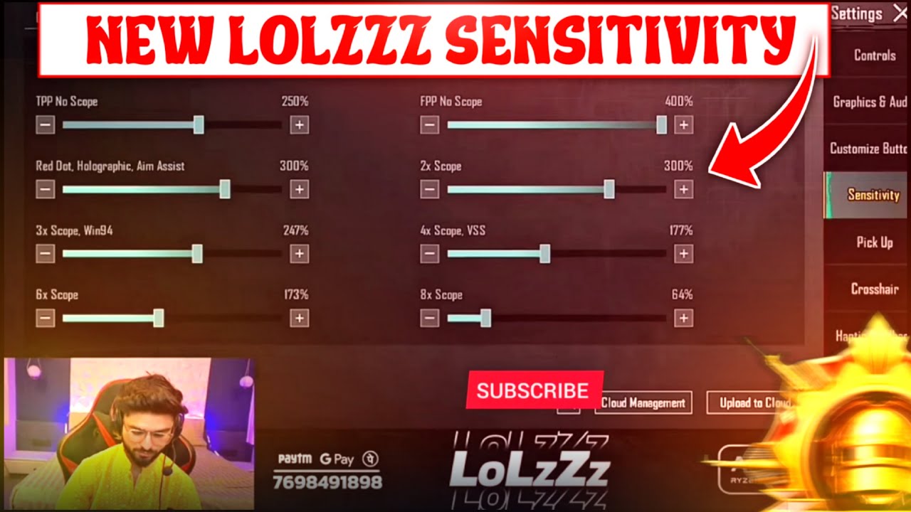 New LolzZz Gaming Sensitivity Settings | Lolzzz Gaming New Sensitivity ...