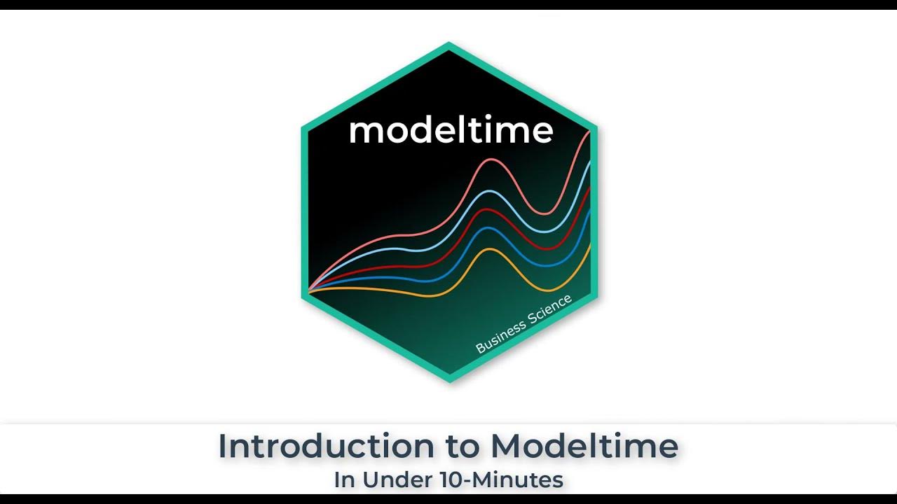 modeltime: Time series forecasting in R with tidymodels - YouTube