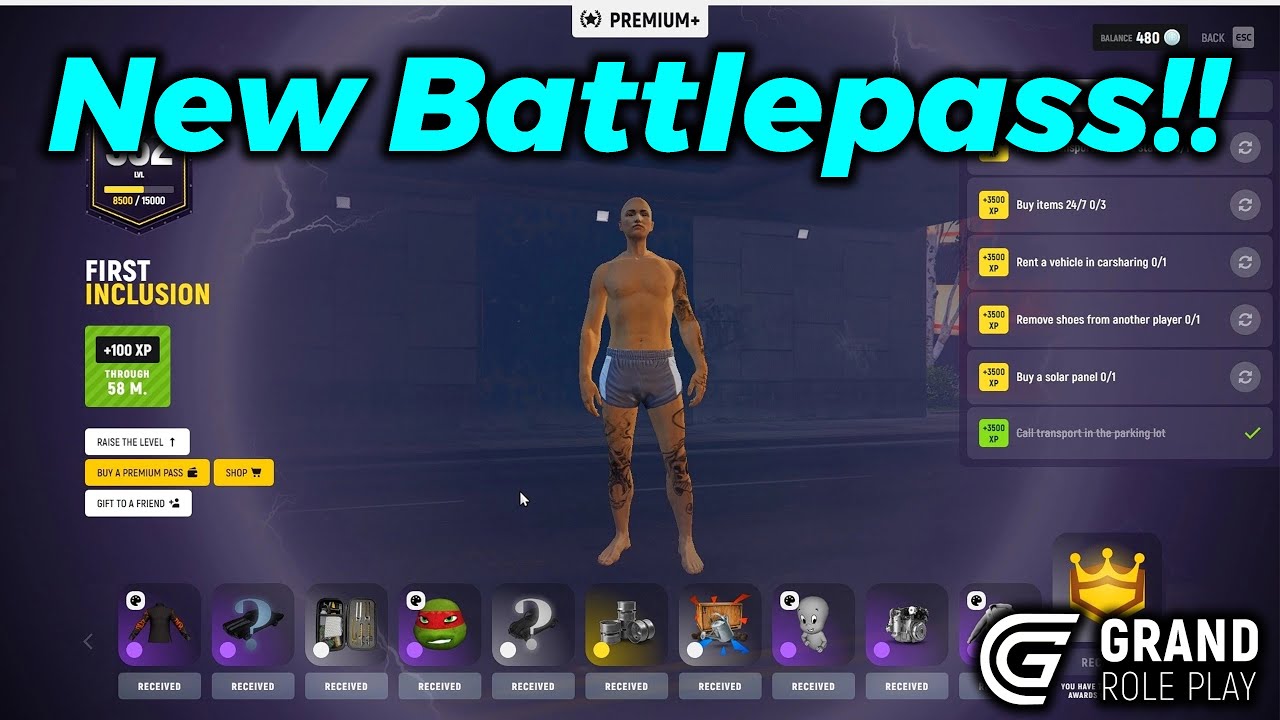 NEW REVAMPED BATTLEPASS IN GRAND RP!!! - YouTube
