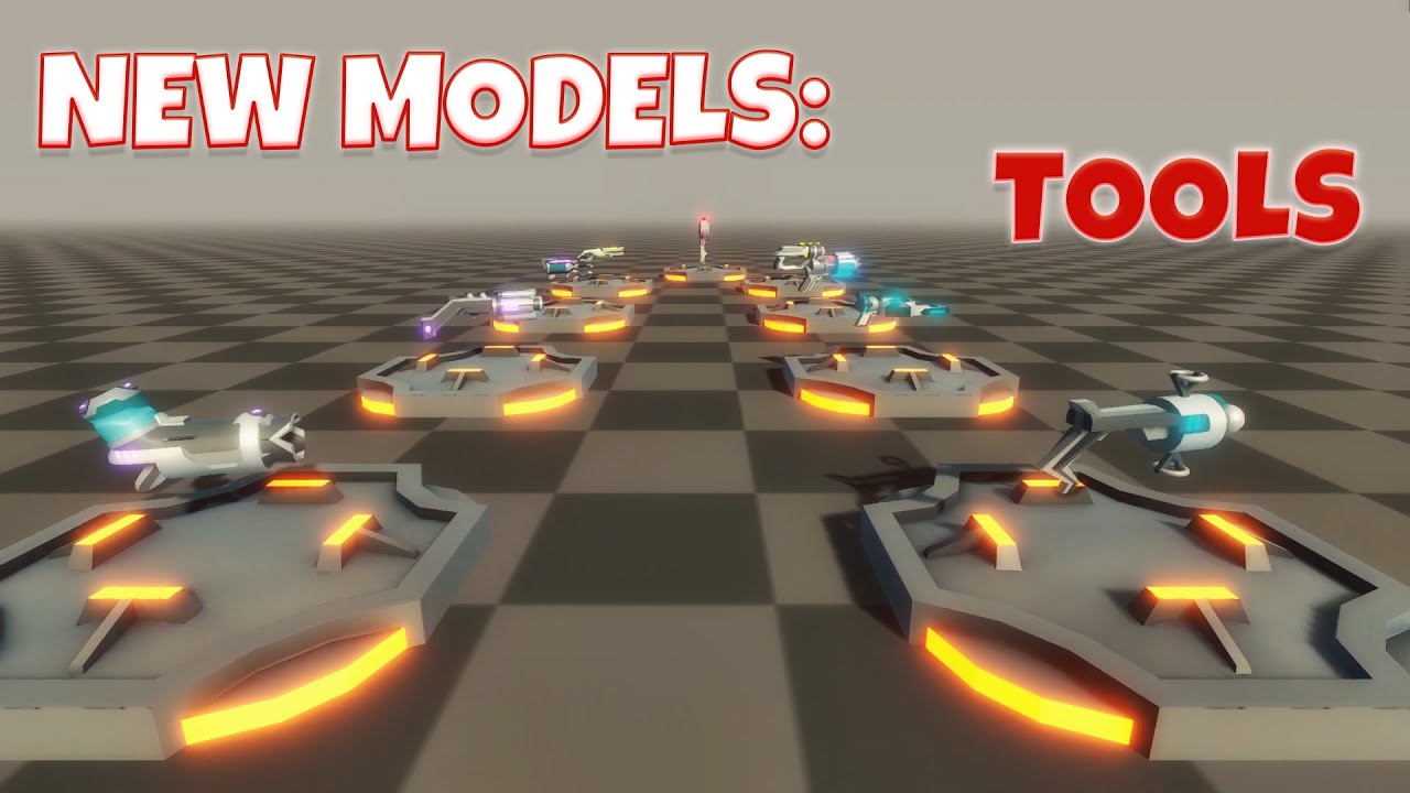 New Models For Tools [Evercraft Mechanic: Online Sandbox From Scrap ...