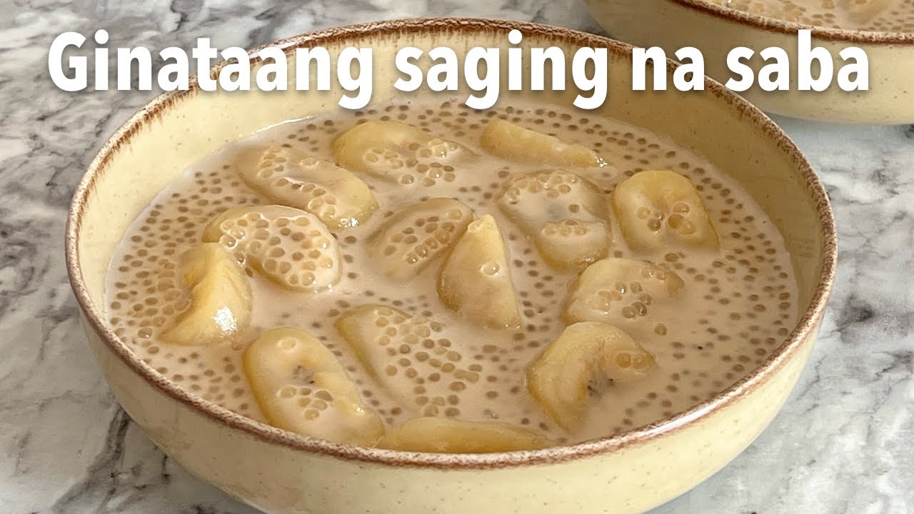 Ginataang saging na SABA with SAGO | Luto ni Diana - YouTube