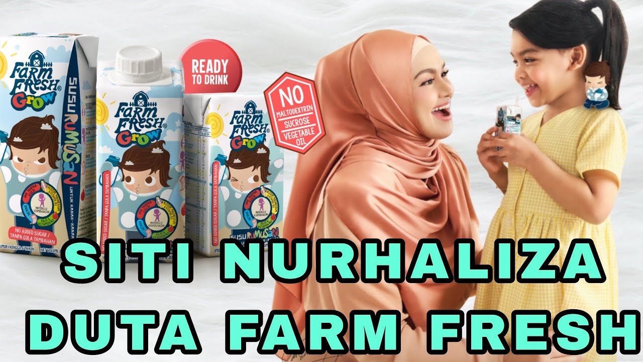 Siti Nurhaliza secara Rasminya Duta Terbaru Farm Fresh Alhamdulillah ...