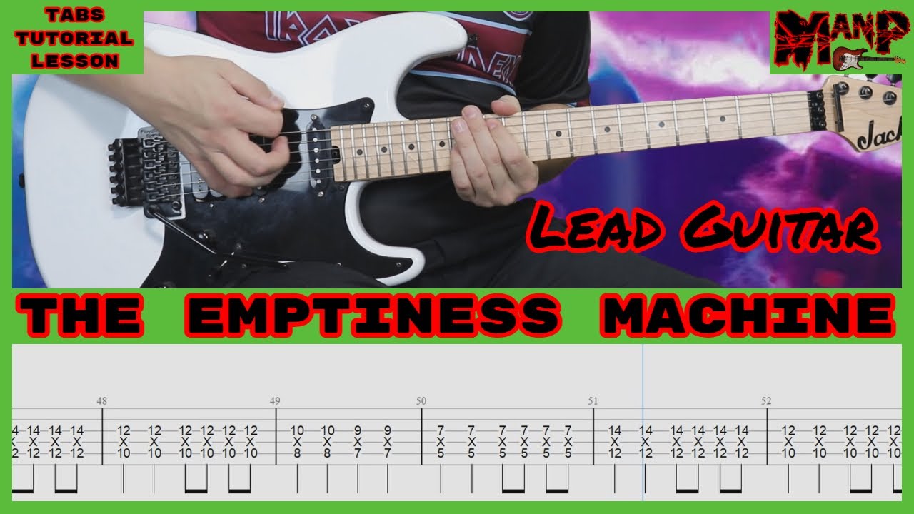 The Emptiness Machine (Lead Guitar) || Linkin Park Cover || Guitar Tab ...