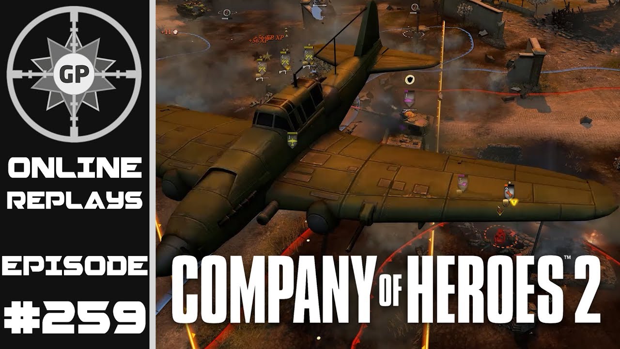 Company of Heroes 2 Online Replays #259 - Conscripts vs. Panthers - YouTube