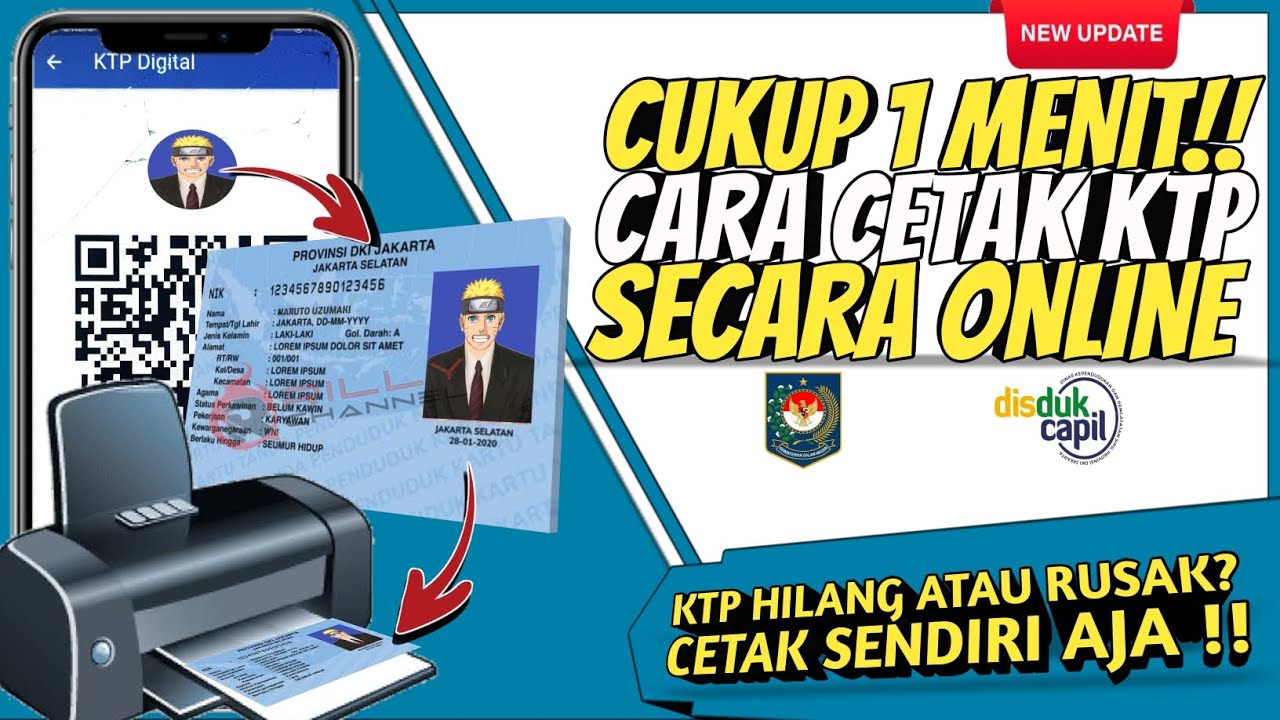 cara download ktp dan kk resmi dukcapil • Cara cetak KTP secara online ...