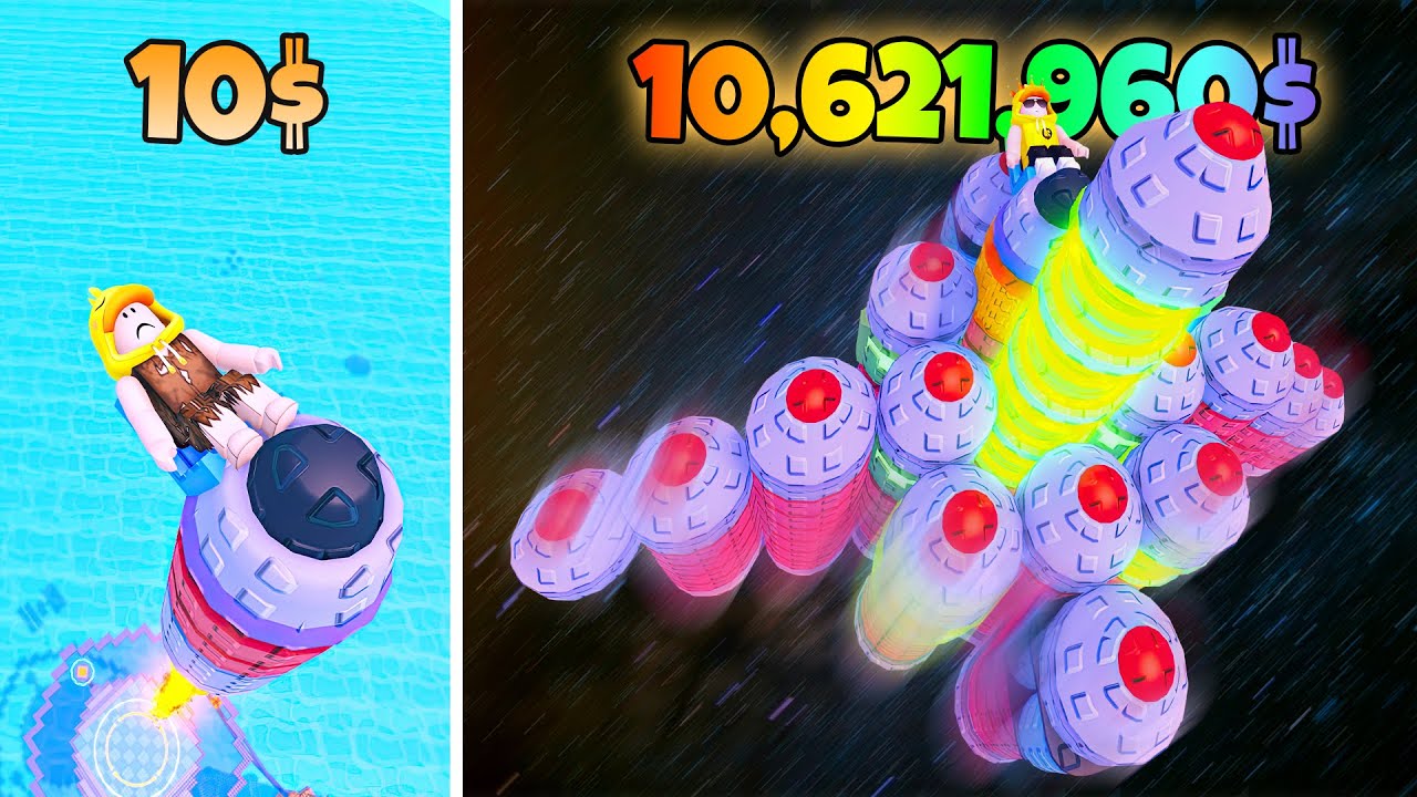 AMAZING!! Bikin ROKET Kecepatan CAHAYA sampai ke BULAN!! - Roblox Build ...