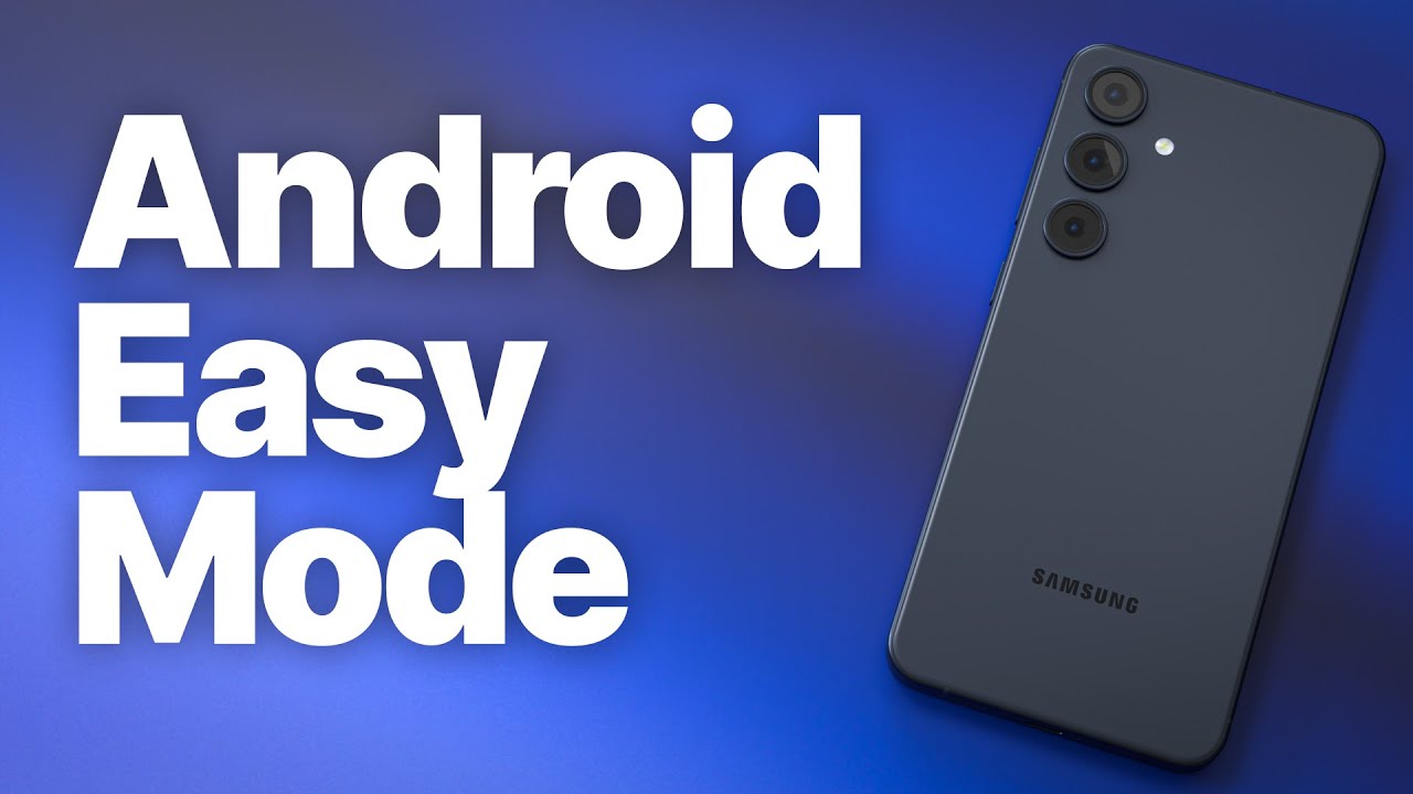How to Turn On Easy Mode on Android (Samsung Galaxy Simple Mode) - YouTube