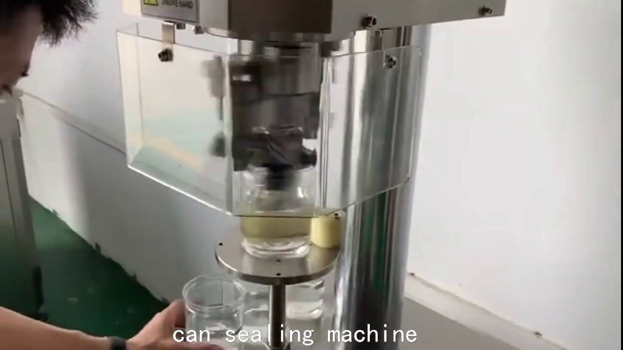 semi auto desktop can seaming machine table top round cans closing ...