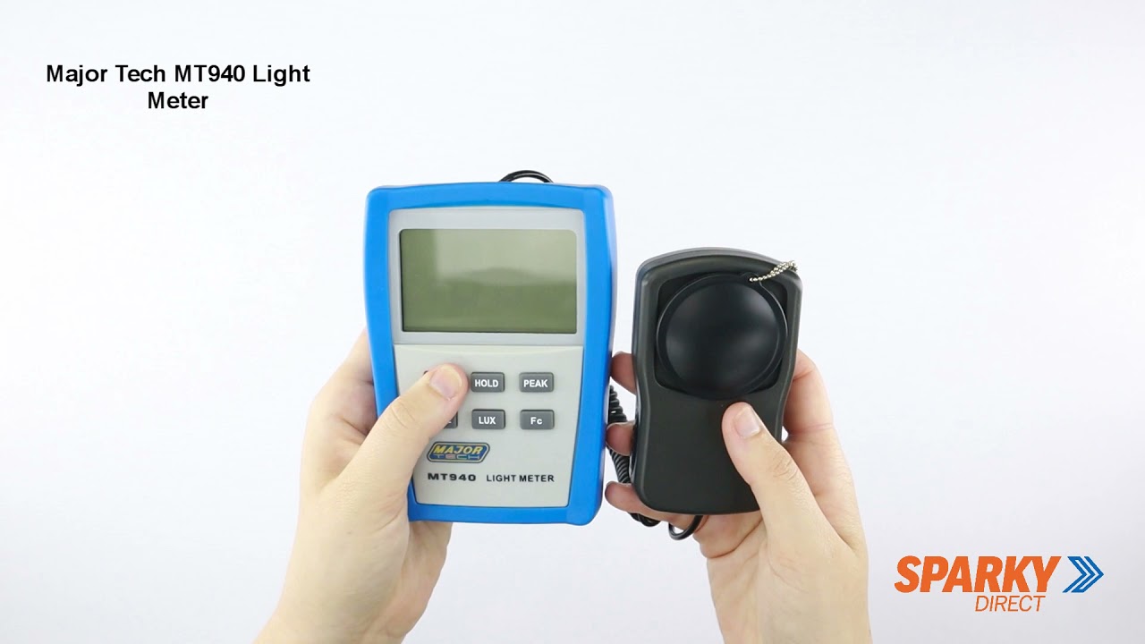 Major Tech MT940 | Light Meter - YouTube
