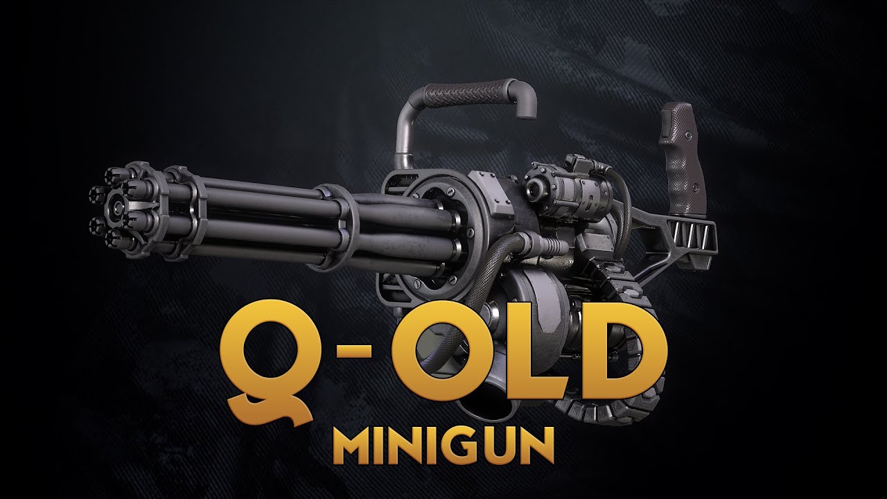 Q Old Minigun Single Weapon POV - YouTube