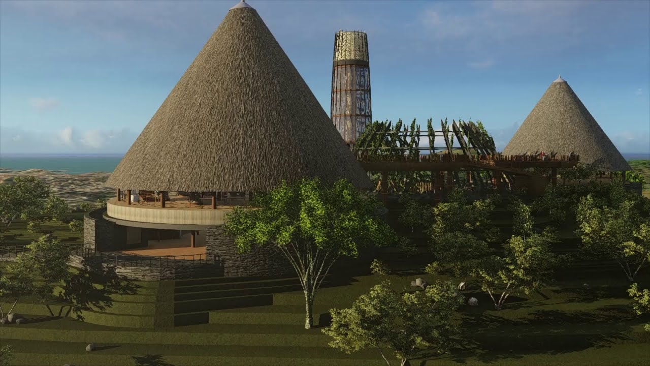Competition Entry : Labuan Bajo Landmark Culture & Tourism Center - YouTube