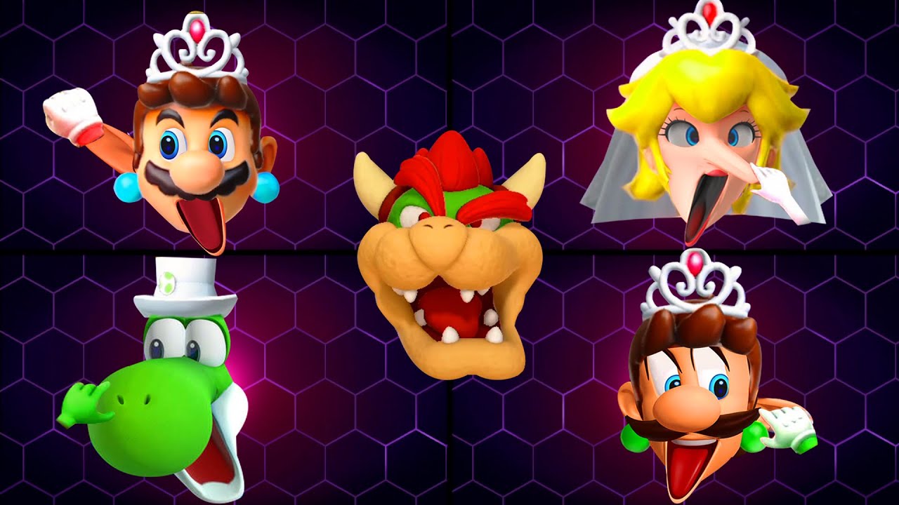 Mario Party Superstars All Funny Minigames - Wedding Mario Vs Wedding ...