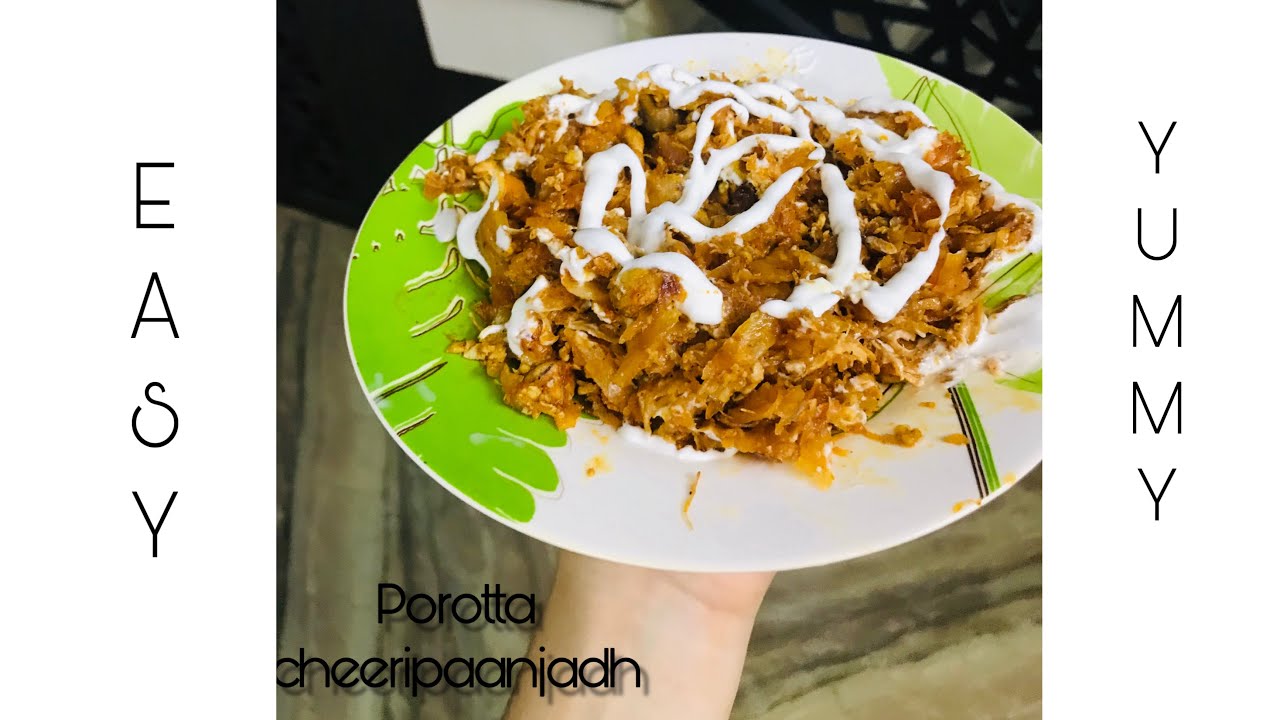 Chicken porotta cheeripaanjadh🤤 /easy and yummy meal at your home ...