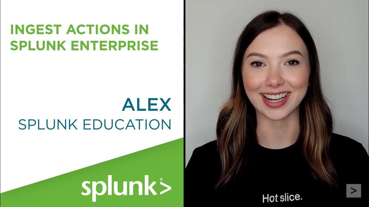 Ingest Actions in Splunk Enterprise - YouTube