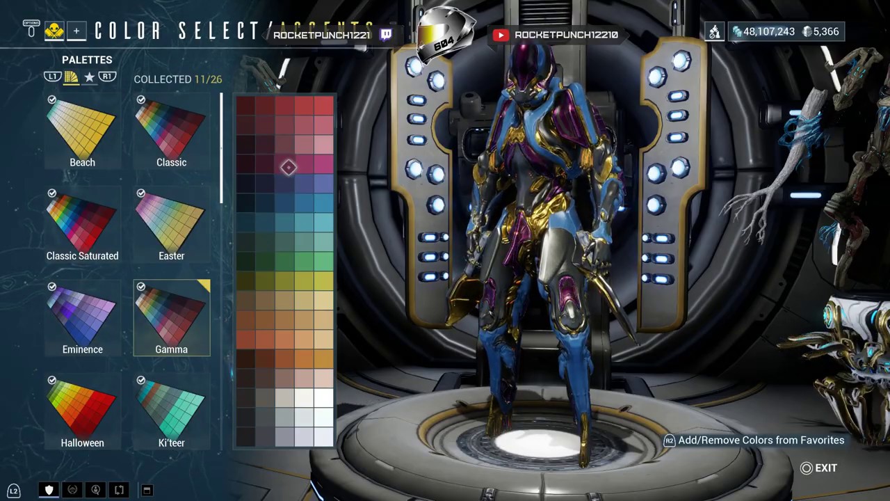 Warframe Gauss Fashion Frame - YouTube