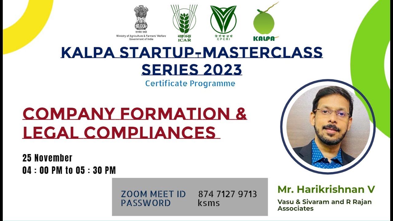 KSMC Company formation & legal compliances - YouTube