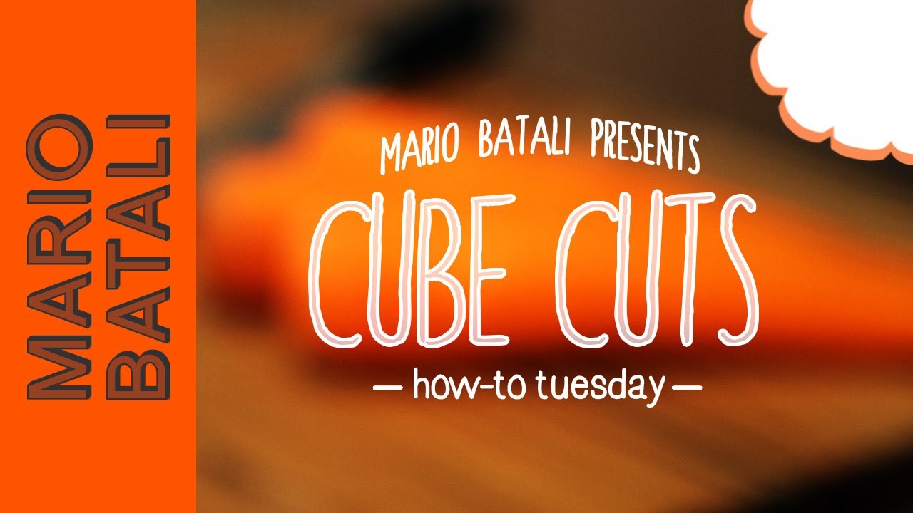 How to Make Cube Cuts (Chef Technique) - YouTube