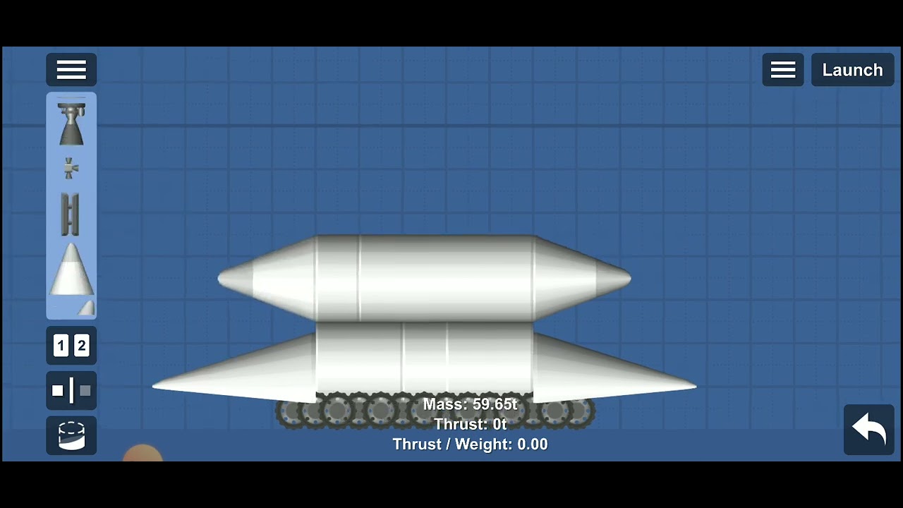 How to make a simple tank in SpaceFlight Simulator - YouTube