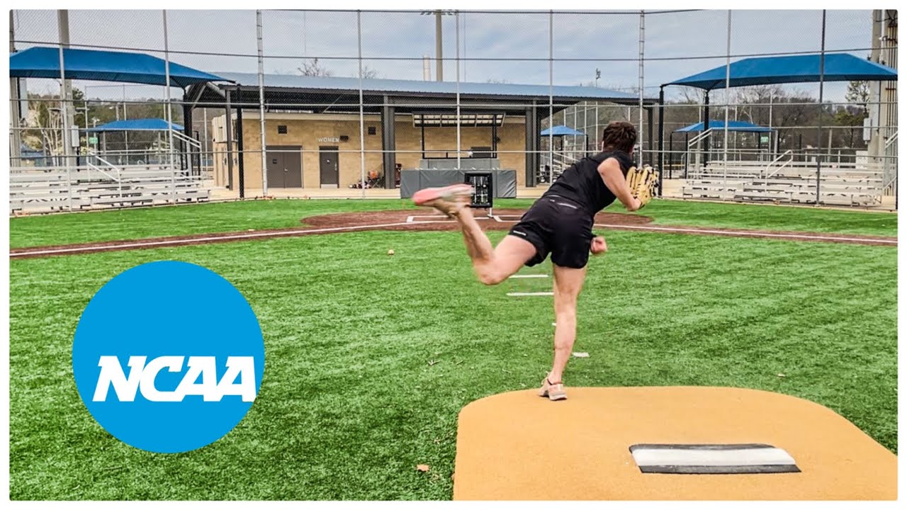 BULLPEN DAY WITH COLLEGE PITCHER - YouTube