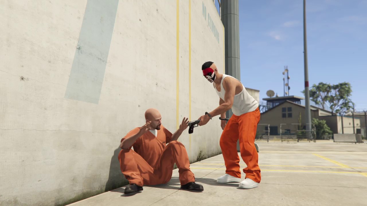 Grand Theft Auto prison heist - YouTube