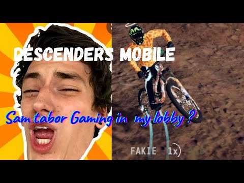 Sam Tabor Gaming in my lobby? | Descenders Mobile - YouTube