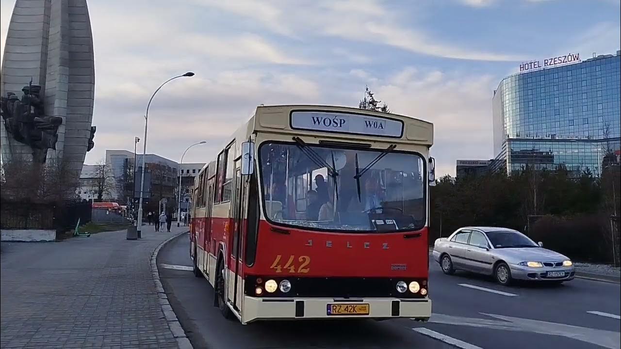 Jelcz PR110#442 i Autosan M12LF CNG #900 na WOŚP | MPK Rzeszów - YouTube