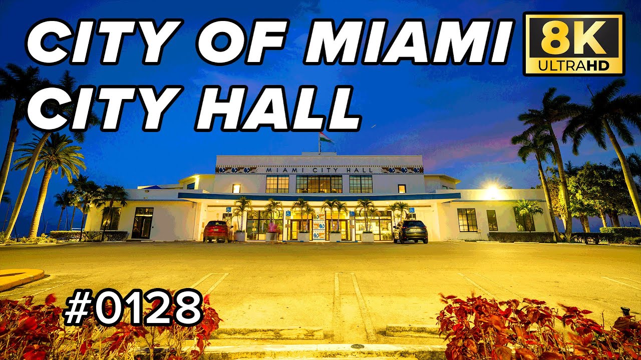 8K Timelapse of the Miami City Hall in Coconut Grove, Miami, Fl (Sony ...