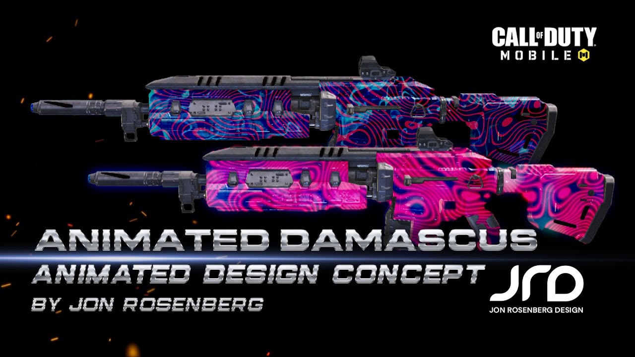 ANIMATED DAMASCUS - ANIMATED DESIGN CONCEPT | CALL OF DUTY MOBILE - YouTube