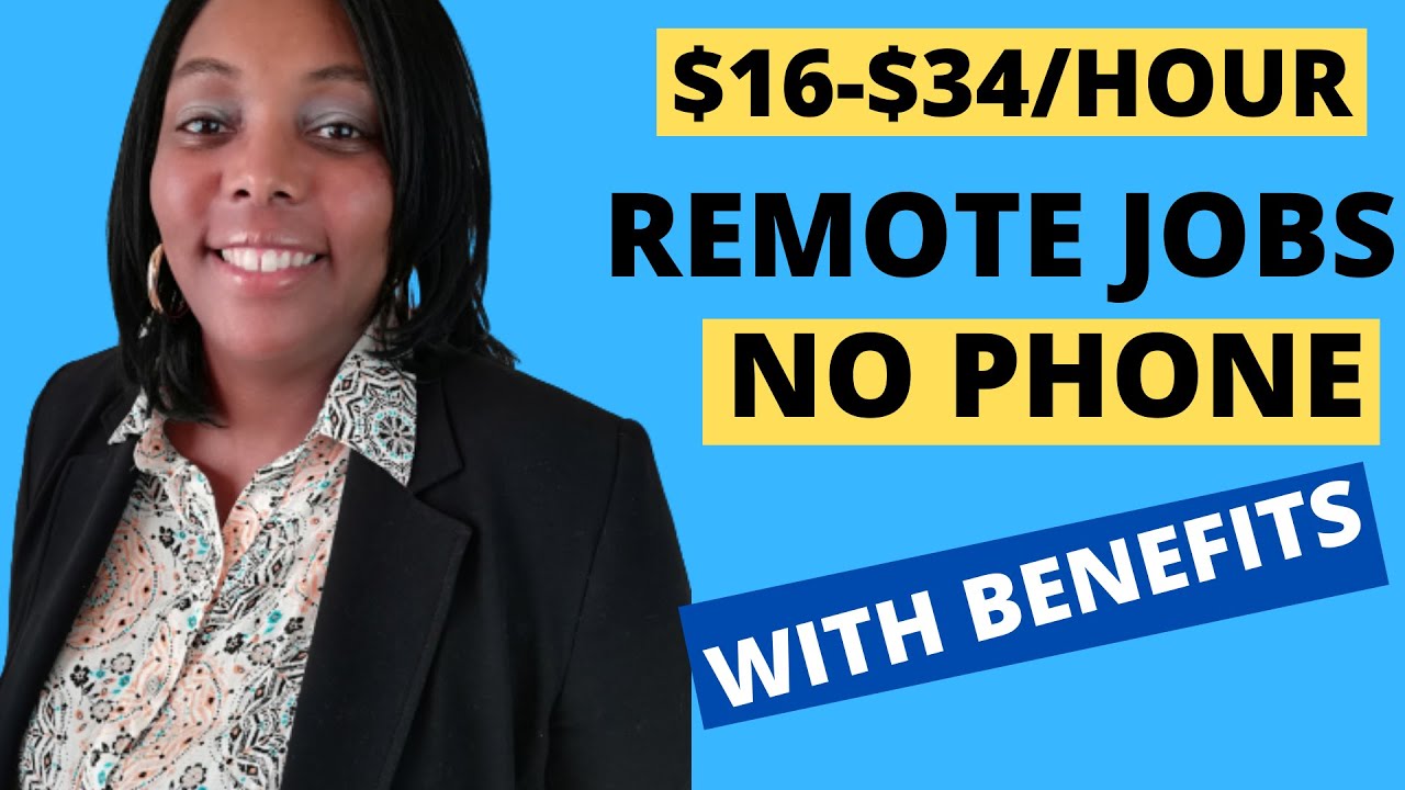 Best Non Phone Work From Home Jobs 2020|Non Phone Work From Home Jobs ...