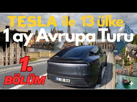 1.Bölüm‐TAVŞANLI-Edirne-Bulgar Gümrüğü-PLOVDİV | TESLA ile 1ay AVRUPA TURU-Yol videosu-#roadtrip
