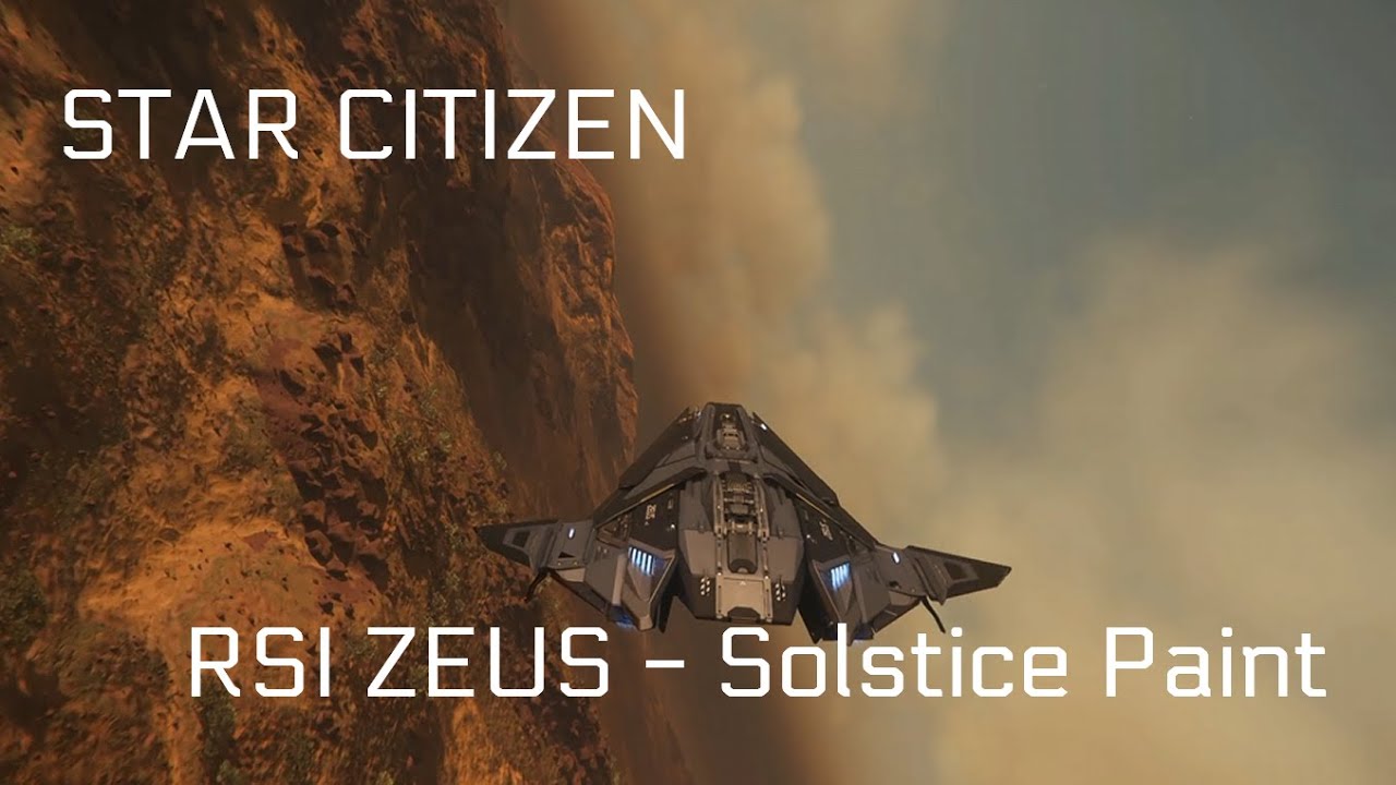 Star Citizen Zeus ES - Solstice Paint - PTU 3.24.2 -NOEDIT - YouTube
