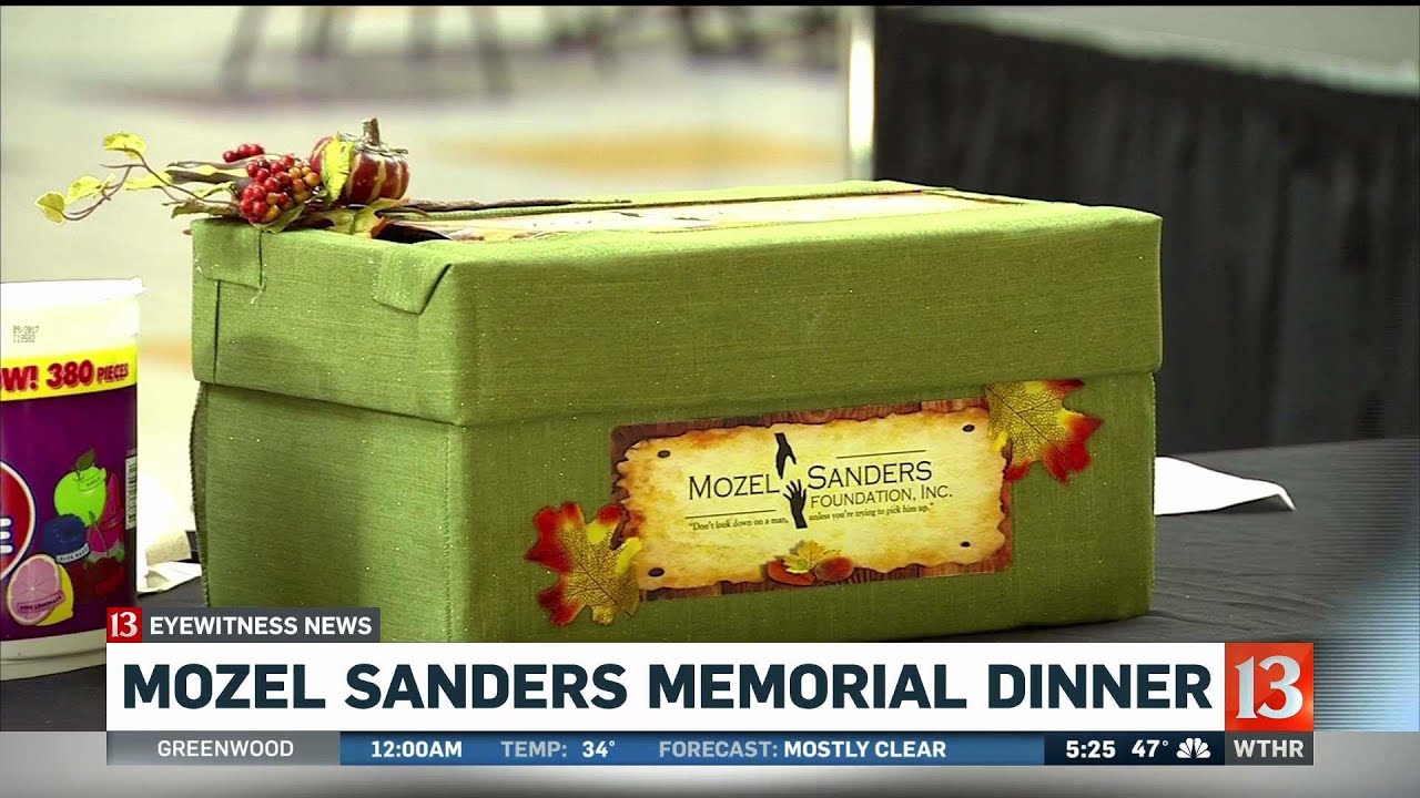 Mozel Sanders dinner needs donations - YouTube