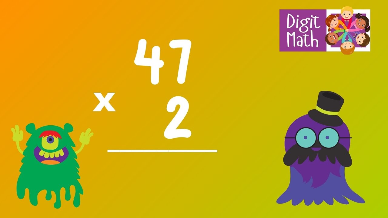 2-Digit Multiplication of 2 digit number by 1 digit number - YouTube