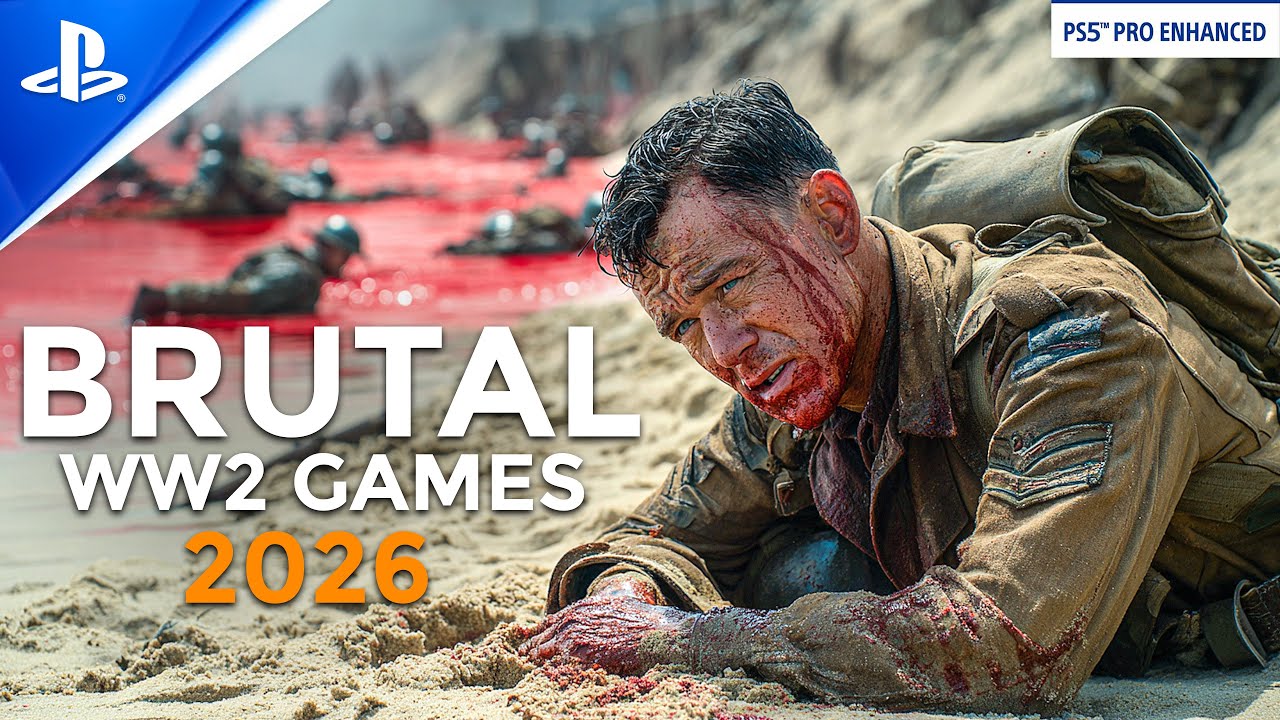 TOP 10 NEW ULTRA REALISTIC BRUTAL WW2 Games coming in 2026 | PS5, PC ...