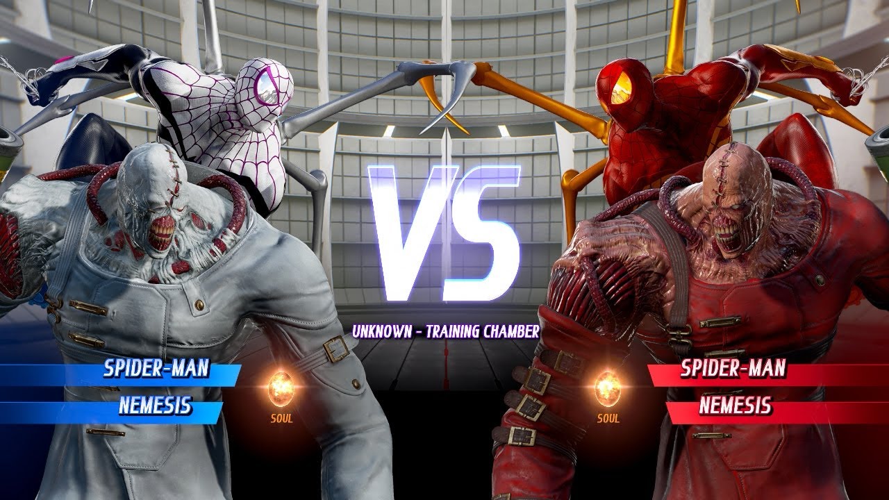 Iron Spider-man & White Nemesis VS Iron Spider-man & Red Nemesis ...